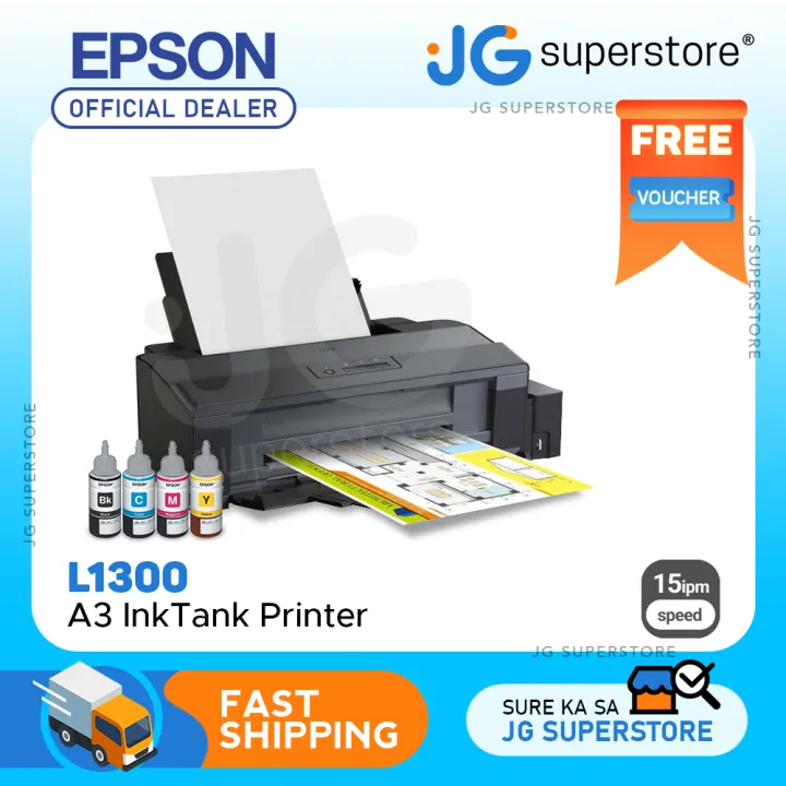 Epson L1300 A3+ Ink Tank System Printer 5760 x 5706 Dpi Resolution | JG ...