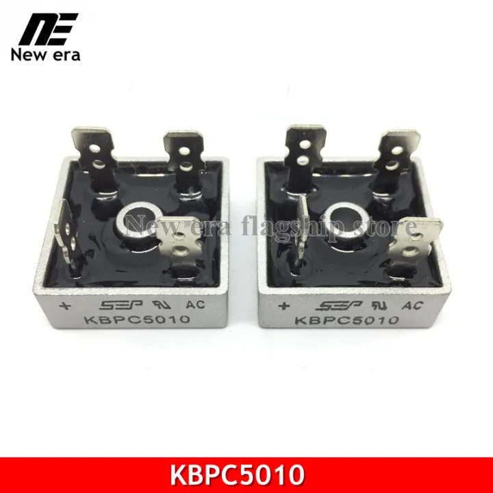 10Pcs Original KBPC5010 50A/1000V Bridge rectifier silicon bridge ...