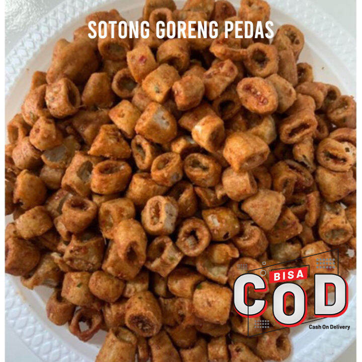 Cemilan Enak Sotong Gurih Pedas Kemasan 1Kg Makanan Ringan Snack Sotong ...