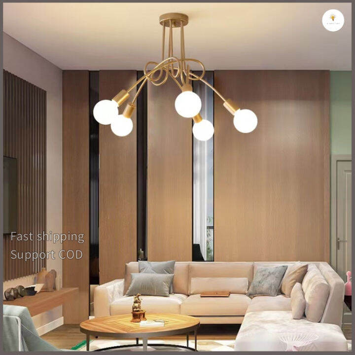 【MG】Light Luxury Simple Chandilier Lamp Ceiling Light Chandelier for ...