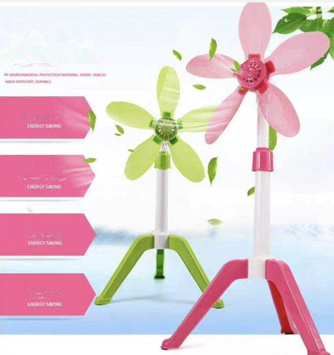 5 Five Blades Stand Fan Small Electric Fan Floor Fan Retractable ...
