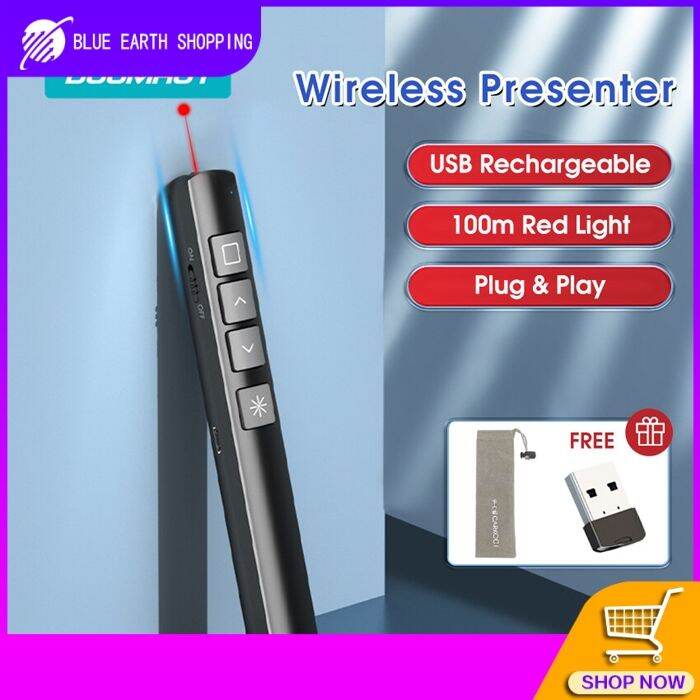Wireless Presenter Presentation Clicker Page Turning Pen Pointer with ...