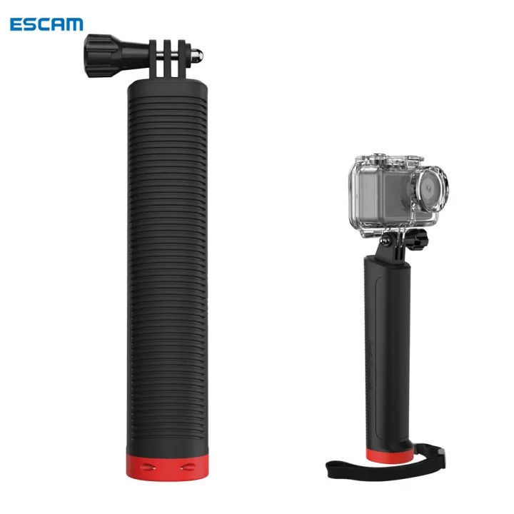 ESCAM Underwater Photography Floating Handle Rod Action Camera ...