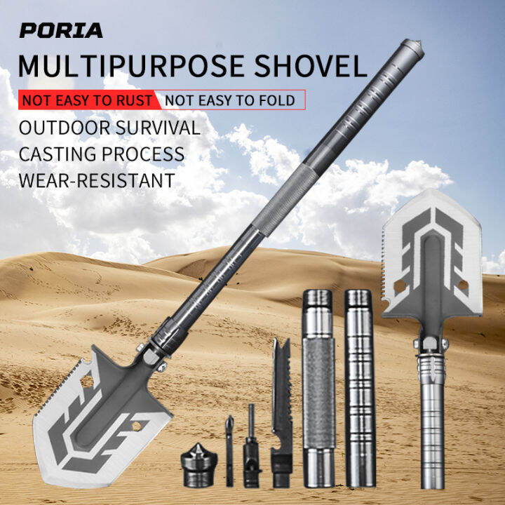 Outdoor Engineer Shovel Multifunctional Military Shovel Folding ...