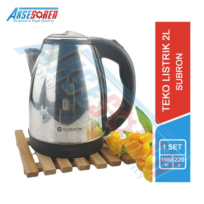 SUBRON ELEKTIC KETTLE SUBRON [2 LITER] / TEKO LISTRIK BESAR / TEKO AIR ELEKTRIK/ TEKO REBUS AIR ...
