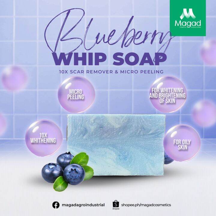 Blueberry Soap 135g. Open for Rebranding | Lazada PH