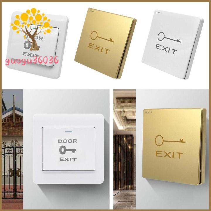 GUOGU Plastic Release Switch Door Access Control System Push Lock Electronic Door Lock Exit ...