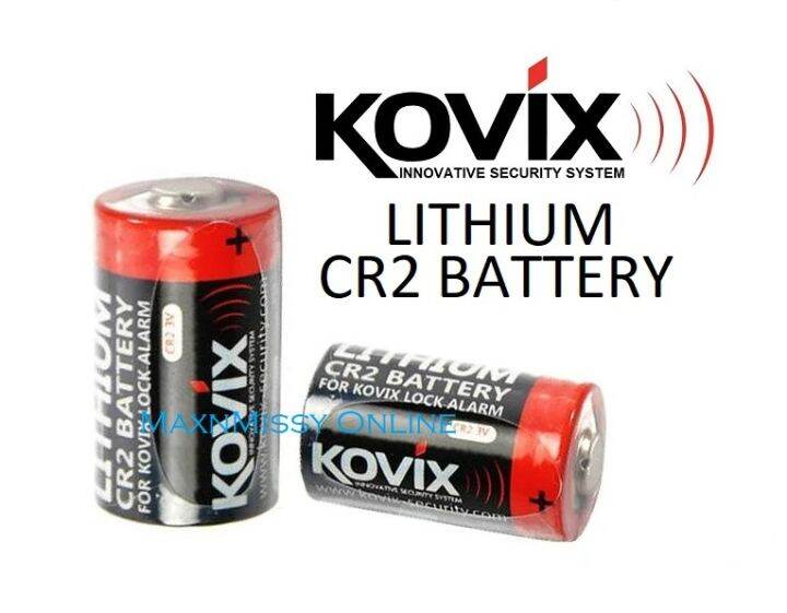 KOVIX REPLACEMENT LITHIUM CR2 BATTERY for KOVIX ALARM DISC LOCKS ...