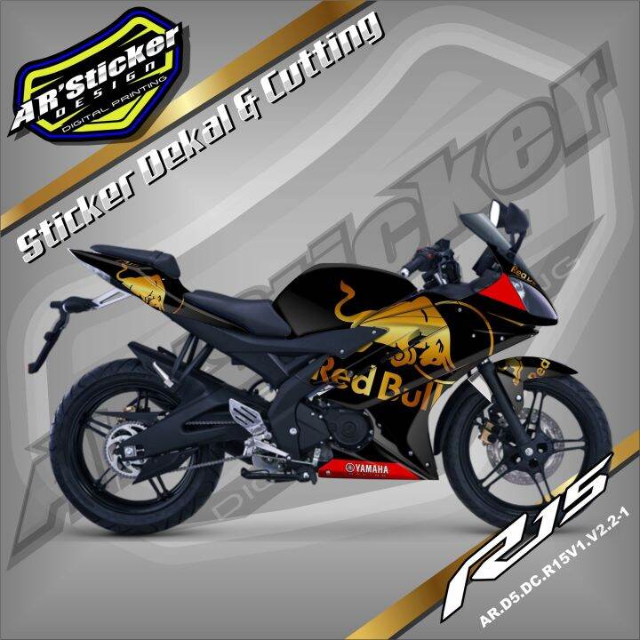 Decal Sticker Full Body Motor Yamaha R15 V1&V2 Desain (Kode 002 ...
