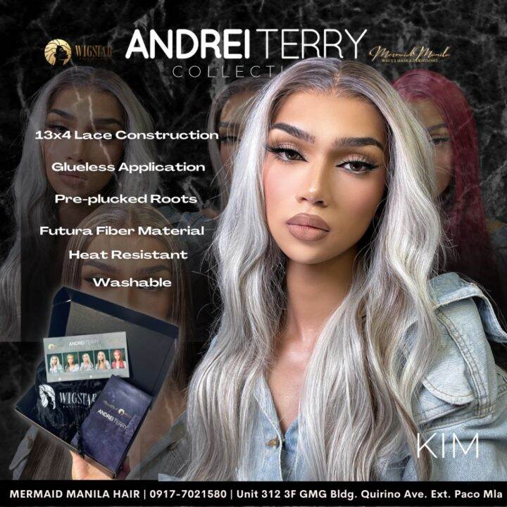 Lace Front Wigs - KIM Andrei Terry by Mermaid Manila Hair | Lazada PH