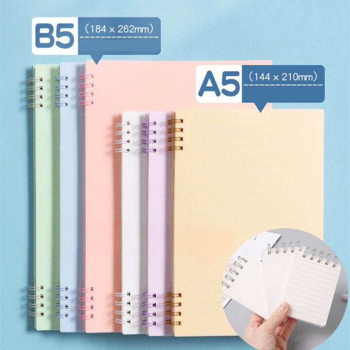 K.Store B5/A5/A7 Muji style inspired Line Loose Leaf Binder Spring ...