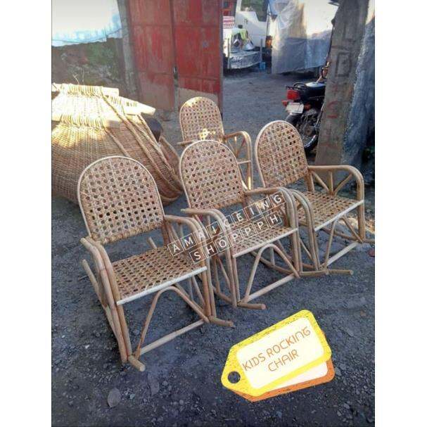 Rattan Rocking Chair (Yantok) - Kids Jr Size | Lazada PH