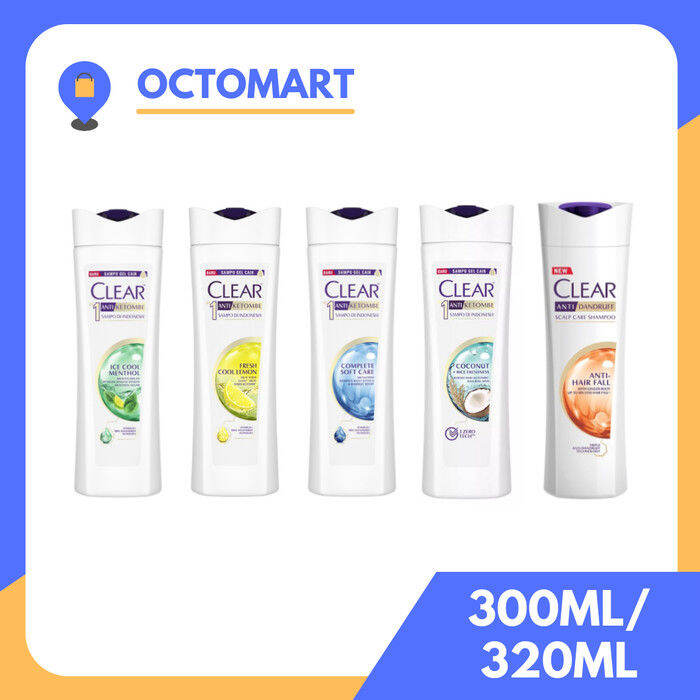 CLEAR Shampoo 300ML / 320ML / Shampo / Sampo Hair Perawatan Rambut Rontok Ketombe 300 / 320 ML ...