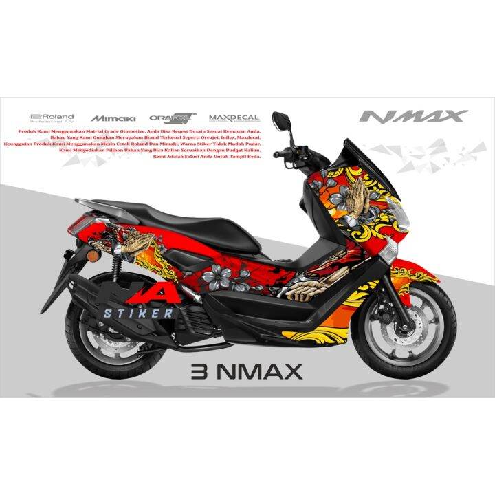 DECAL NMAX OLD FULLBODY BATIK NA STIKER NM-3 | Lazada Indonesia