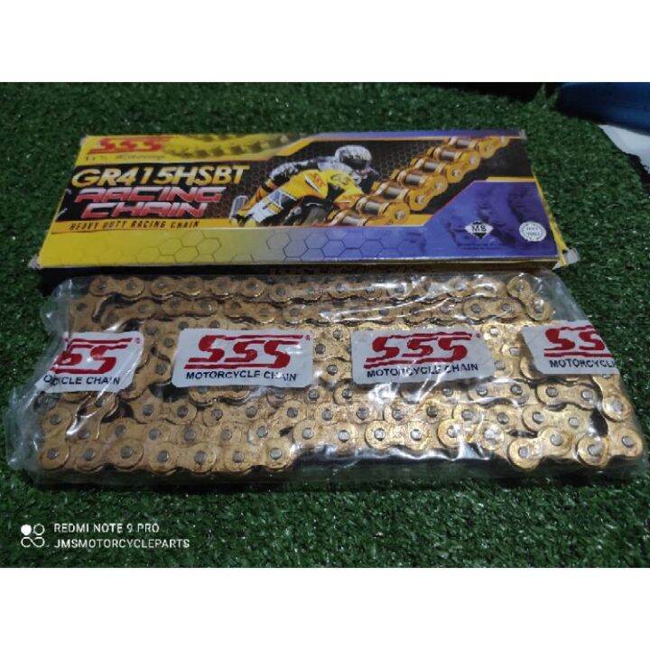 SSS RACING CHAIN ( 415) 130L GOLD | Lazada PH