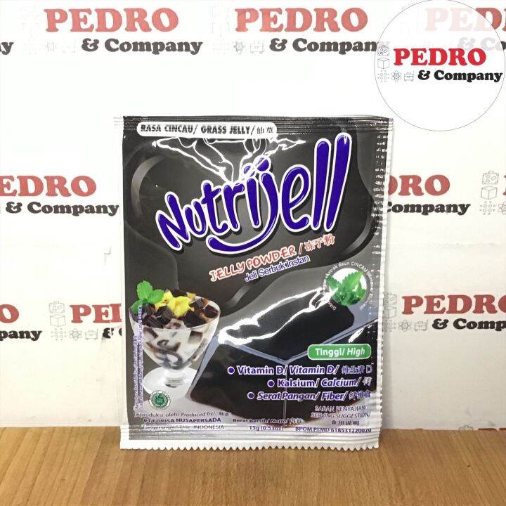 Nutrijell jelly powder serbuk bubuk cincau grass jelly 15 gram - BARU ...
