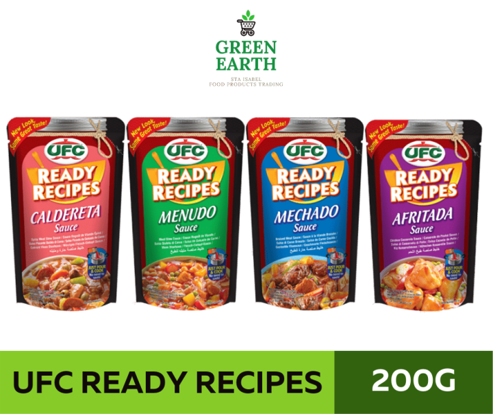 GREEN EARTH UFC Ready Recipes Sauce - 200g | Lazada PH