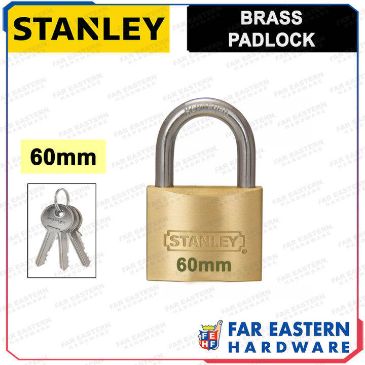 STANLEY Brass Padlock 60mm S742-033 STDH | Lazada PH