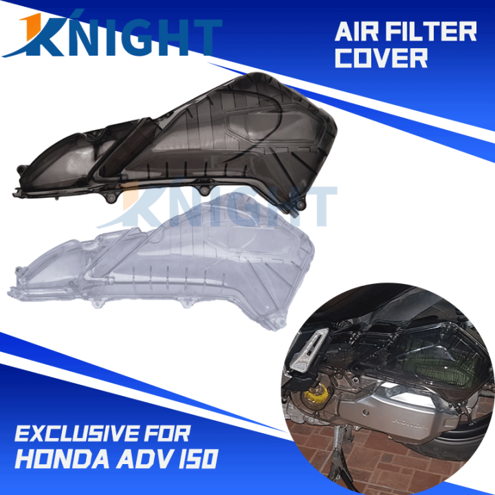Knight Motorcycle Air Filter Cover For Honda ADV 150 CLEAR / SMOKE Made ...