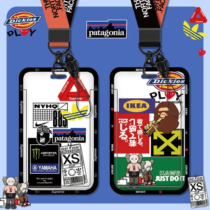 Sesame Street การ์ดฝาครอบแบรนด์ชื่อแท็กป้องกันกรณีป้ายการ์ด Lanyard ...