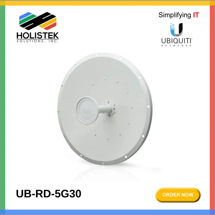Ubiquiti 5 GHz airMAX 30 dBi RocketDish Antenna (RD-5G30) I Parabolic ...