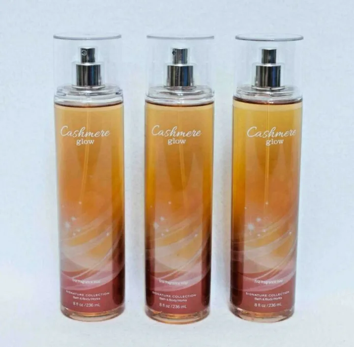 AUTHENTIC 100% BATH & BODY WORKS FRAGRANCE MIST CASHMERE GLOW 236 ML ...