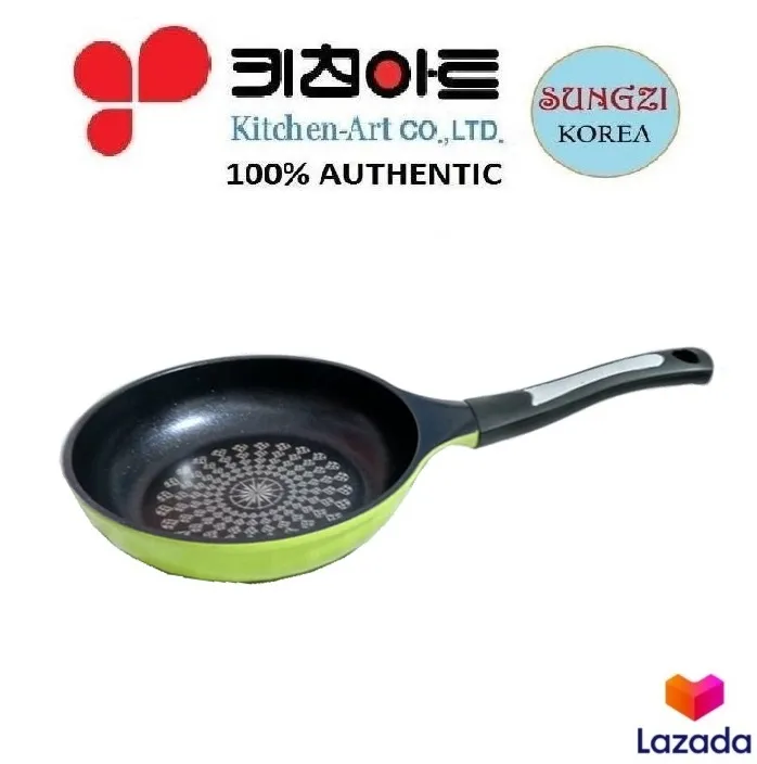 KITCHEN ART Diamond Cast Frying Fan 20cm (Color Random) Made in Korea ...