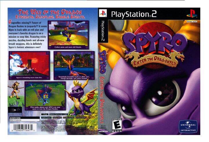 PS2 Spyro Enter The Dragon Fly (DVD Game) | Lazada