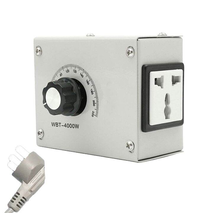 Scr Voltage Regulator 4000w Motor Routers Speed Controller Variable Pwmcontrol Lazada Ph