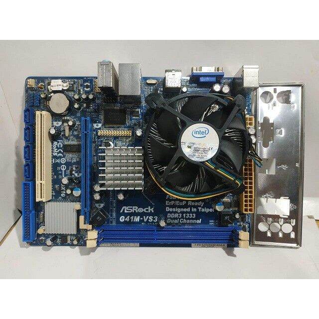 PAKET MOBO G41 DDR3 + CORE2DUO + FAN | Lazada Indonesia