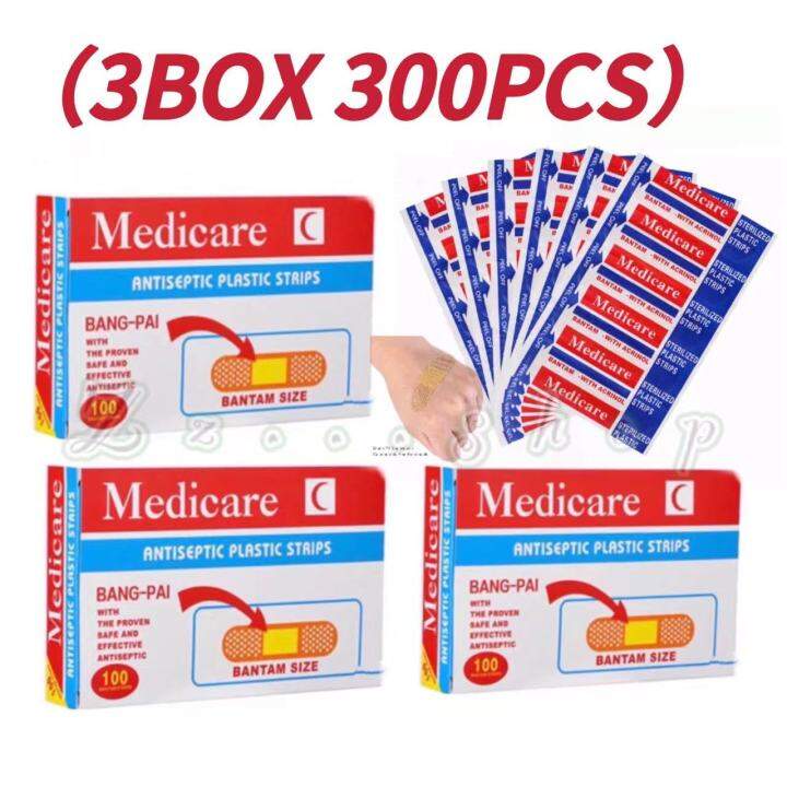 Medical Plaster Strips Adhesive Antiseptic Bandage Band Aid First Aid ...