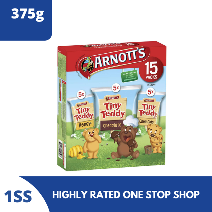 Arnott's Tiny Teddy Variety 15 packs (375g) | Lazada PH