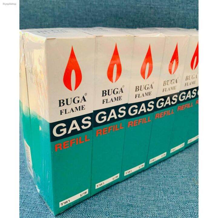 gas buga เตรียมจัดส่งแก๊สกระป๋องชนิดเติมไฟแช็ค 1 โหล BUGA GAS Flame ...