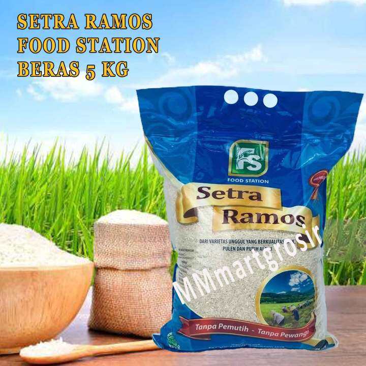 BERAS SETRA RAMOS FOOD STATION 5KG | Lazada Indonesia