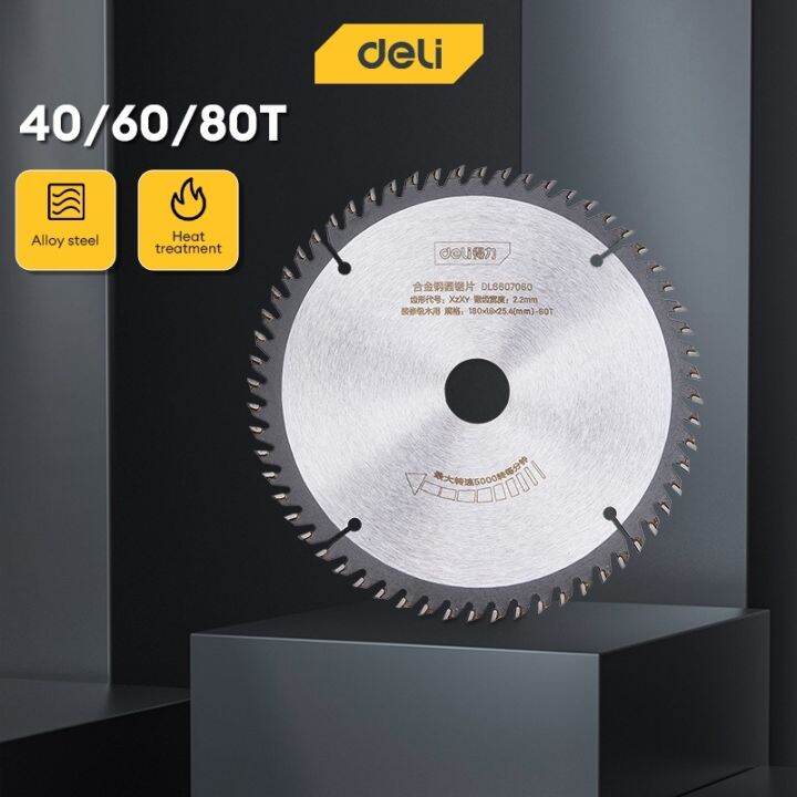 【Hot】 40/60/80 Tooth Circular Saw Disc Steel Cutting | Lazada PH