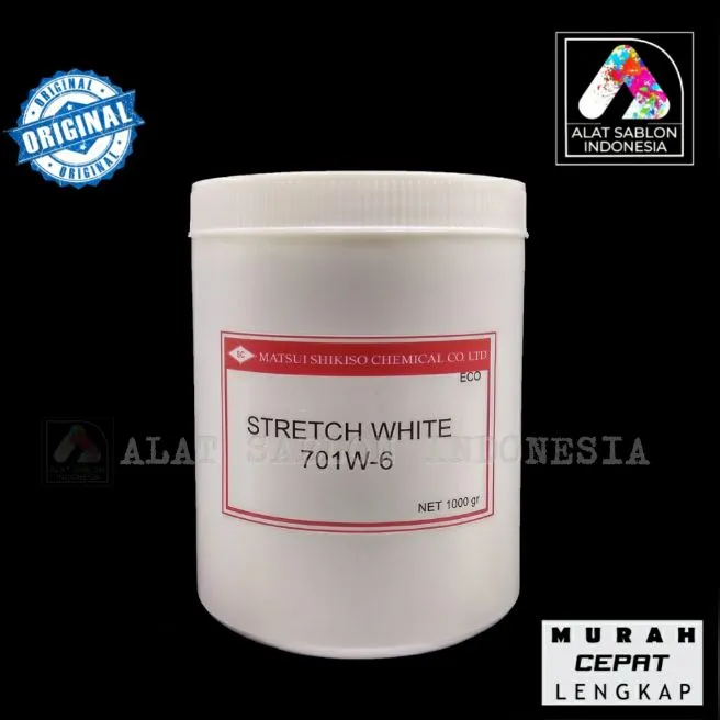 TINTA SABLON RUBBER MATSUI STRETCH WHITE 1KG | Lazada Indonesia