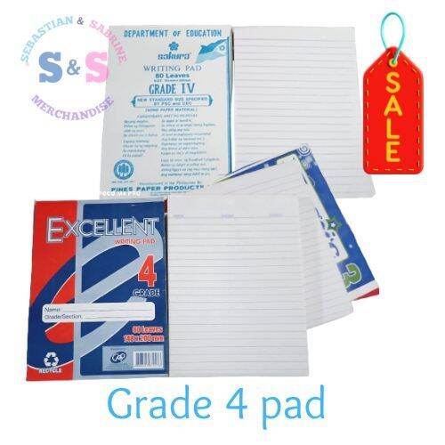 SALE! GRADE 4 PAD | Lazada PH