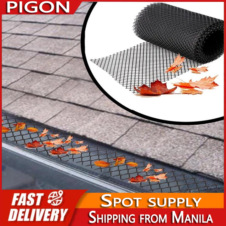 (DIYMO)Gutter Leaf Guard Gutters Cover Mesh Easy Install 6M With 10 ...