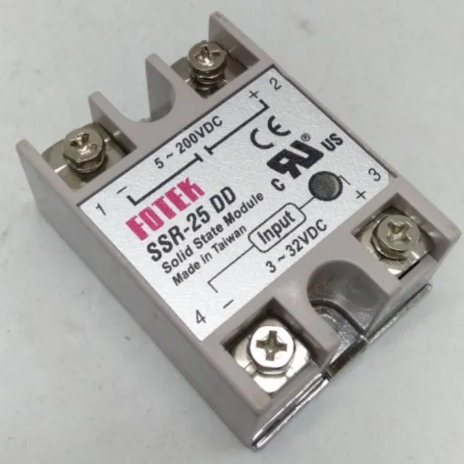 SSR-25DD Solid State Midule โซลิดสเตตรีเลย์ SSR25DD 25A พร้อมจัดส่ง ...
