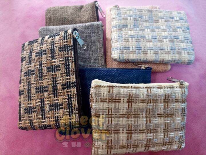 Abaca wallet small wallet pure abaca coin wallet | Lazada PH