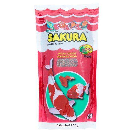 🔥เกรดโรงแรม!! ซากุระ อาหารปลาชนิดเม็ดลอย 250กรัม Sakura Floating Type ...