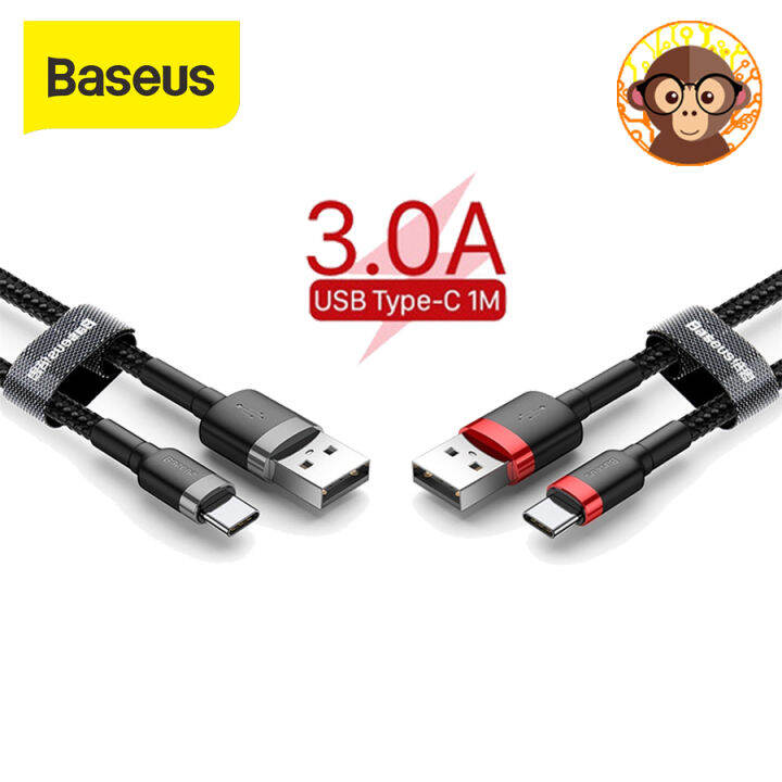 Kabel Data Tipe / Type C Cafule Baseus 1M Fast Charging QC 3A Original ...