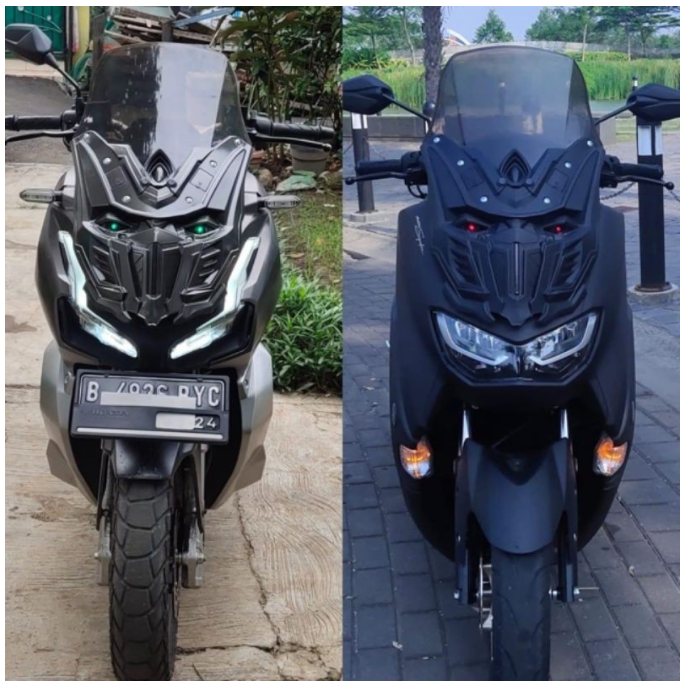 Windshield ADV 150 160 Nmax V2 Transformer Optimus Prime Visor Mask SET ...