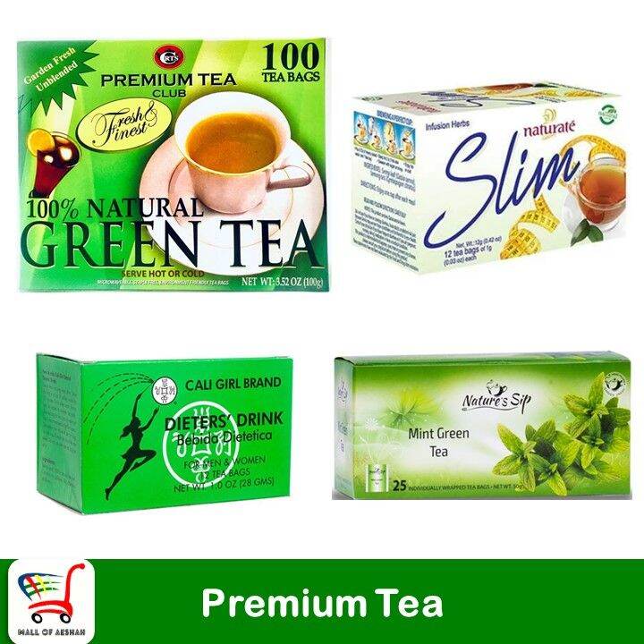 [Imported] Premium Tea - Green Tea | Mint | Ginger | Chamomile ...