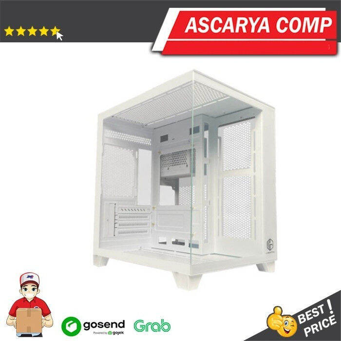 Casing CUBE GAMING SHAFEL Lite Version WHITE - mATX - Tempered Glass ...