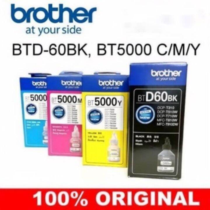 Brother BTD60Bk BT5000 BT6000 Genuine Ink Bottle BT6000bk BTD60 | Lazada PH