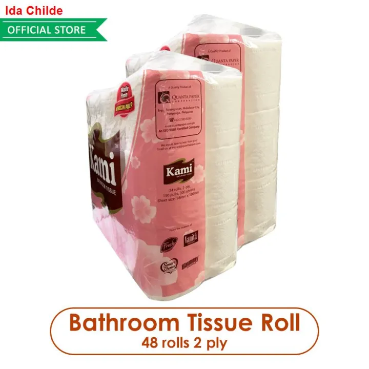 ♝Kami Bathroom Tissue 24s X 2 (48 Rolls) | Lazada PH