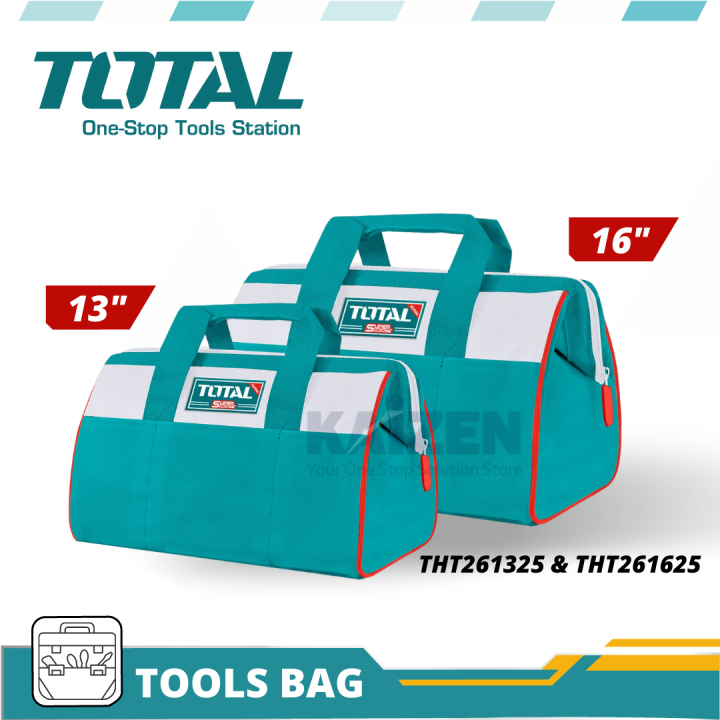 TOTAL 13" ( THT261325 ) / 16" ( THT261625 ) Tools Bag | Lazada