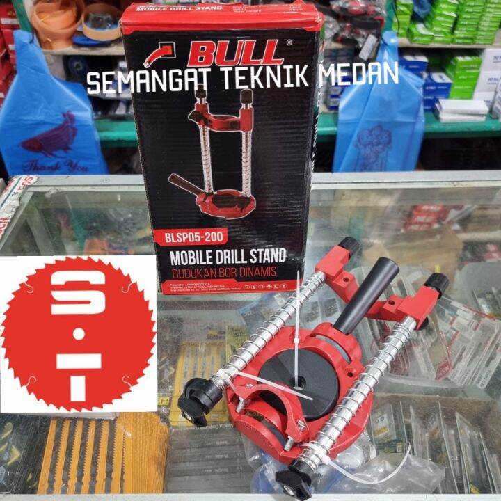 STAND ADAPTOR TEMPAT DUDUKAN BOR TANGAN DUDUK MOBILE DRILL STAND BULL ...