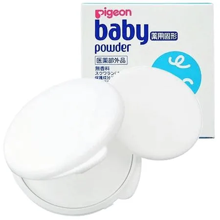 Pigeon Baby Powder Pressed 45 g แป้งพีเจ้นอัดแข็ง ไร้สี ไร้กลิ่น ...